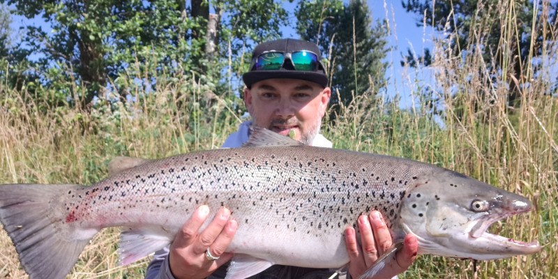 Troć wędrowna, 8,73 kg (90 cm) Marcin Strzelecki | Szczegóły artykułu ...
